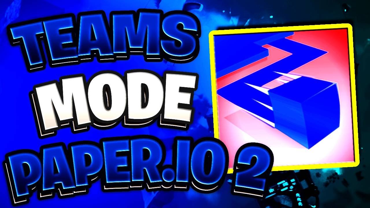 Paper.io 2 Glitch in TEAMS Mode - BLUE - 100% Map Control - YouTube
