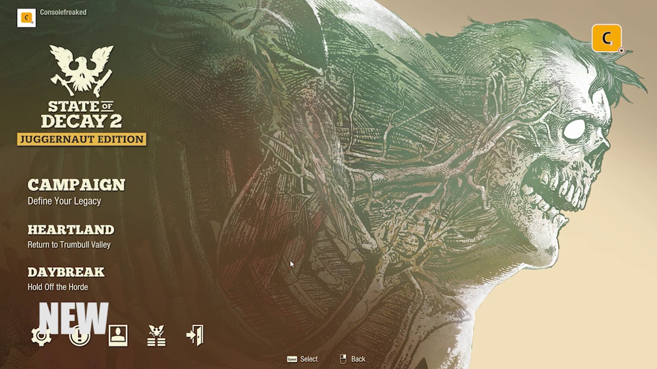 State Of Decay 2 Old Vs New Menu Update Comparison - YouTube