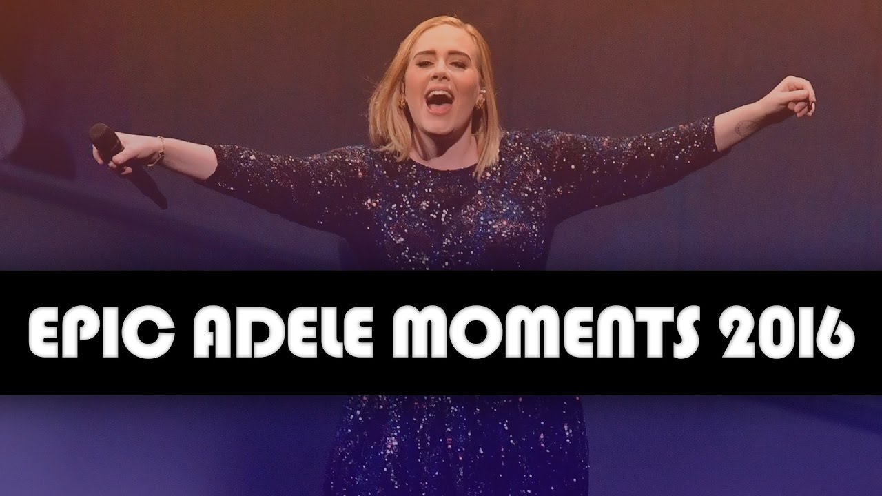 16 EPIC Adele Concert Moments of 2016 - YouTube