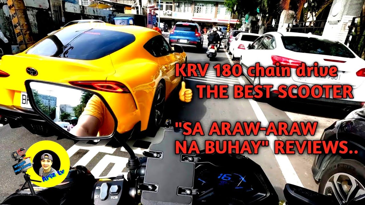 NEW SCOOTER KRV MOTO ABS TCS OWNER REVIEW |KRV 180cc CHAIN VERSION|SA ...