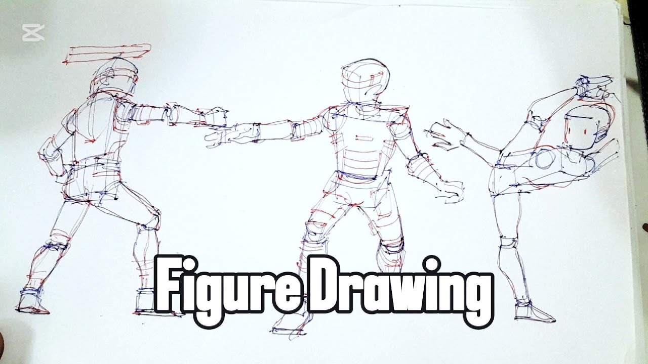 Figure Drawing Practice | Pinterest Models pt 22 - YouTube