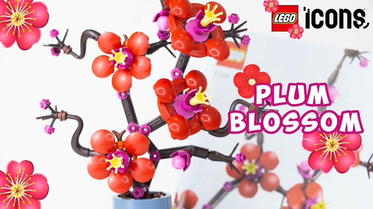 LEGO Icons Botanical Collection Plum Blossom (10369) | Speed Building ...