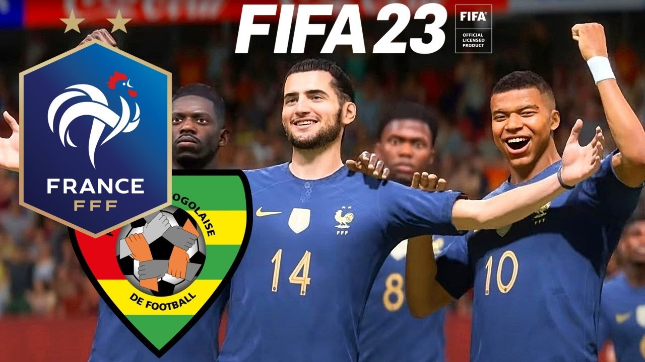 FIFA 23 FRANCE vs TOGO // Les Bleus en Tour du Monde - YouTube