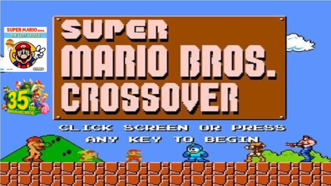 Super Mario Bros. Crossover | SMB: The Lost Levels (Easy Mode) - YouTube