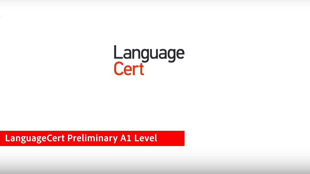 LanguageCert International ESOL A1 Preliminary - Spoken exam - YouTube