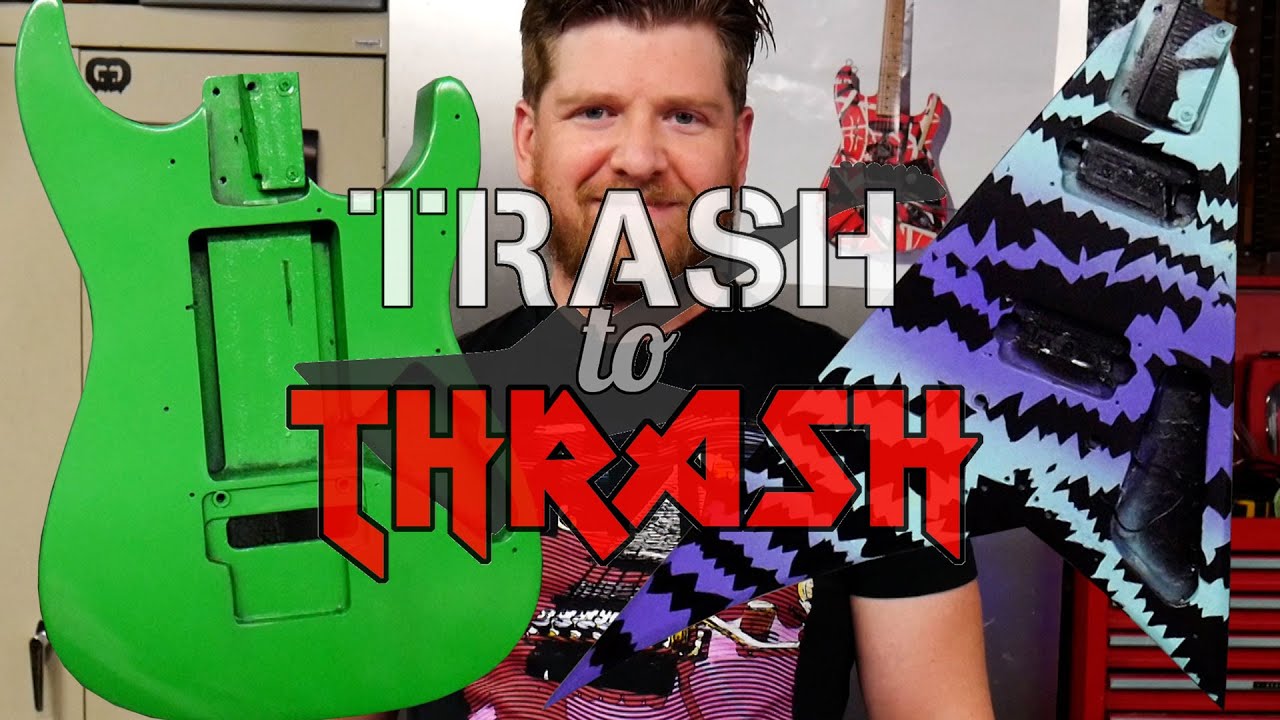 Trash to Thrash #15 - Rhoads - Jackson Dinky EX - Peavey Rockmaster ...