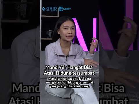 Mandi Air Hangat Bisa Atasi Hidung tersumbat