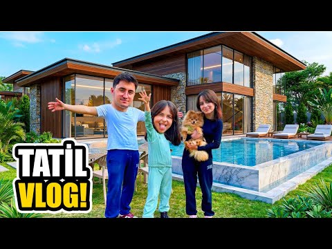 TATİL YOLCULUK VLOG / EV TURU / HİRANUR & ZEYNEP 