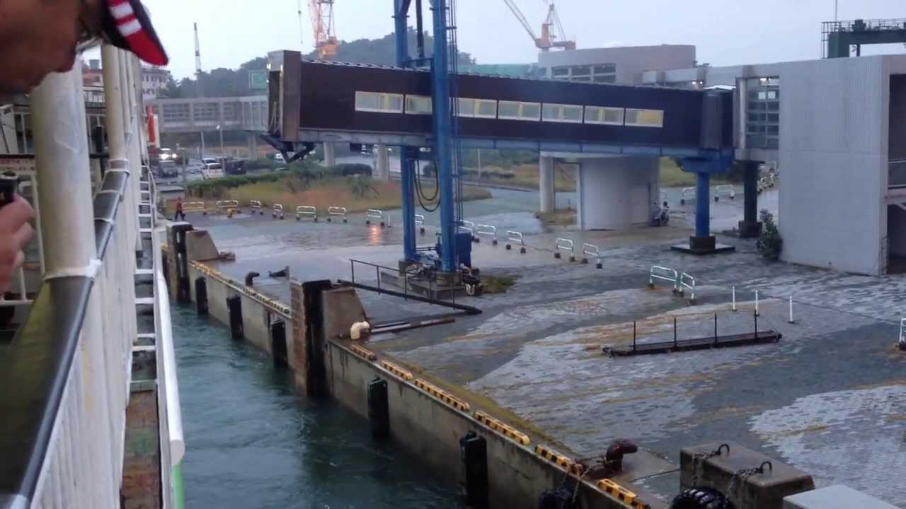 九商フェリー「フェリーあそ」 島原港出港 Kyusho Ferry "Ferry Aso" Shimabara Port departure ...