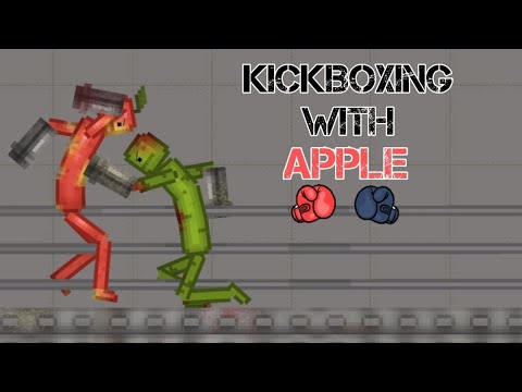 Kickboxing With Apple In Melon Playground - YouTube