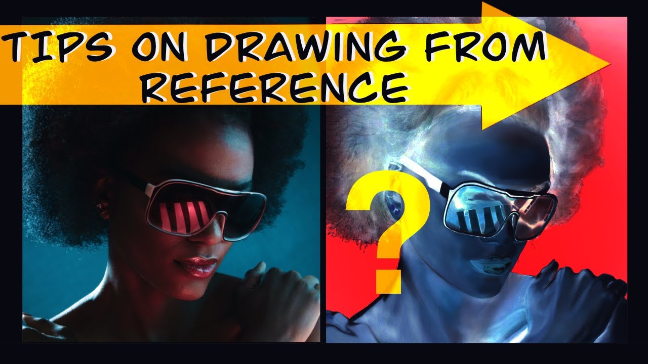 How to Draw from REFERENCE (with Ipad Procreate Timelapse) | Project ...