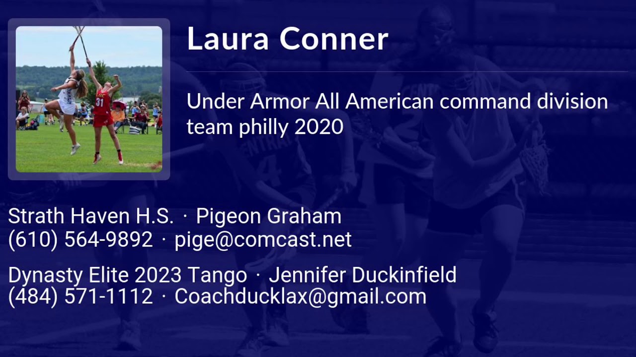 Laura Conner-2020 highlight film - YouTube