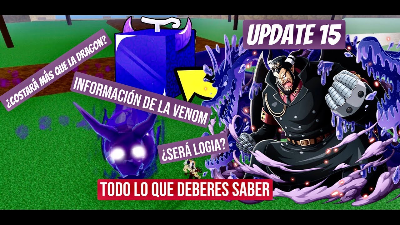 Blox Fruit - Información de la fruta Venom| Roblox - YouTube