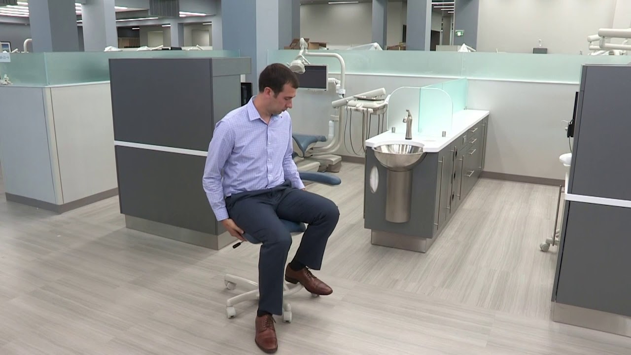 Midmark Dental Assistant’s Stool - YouTube