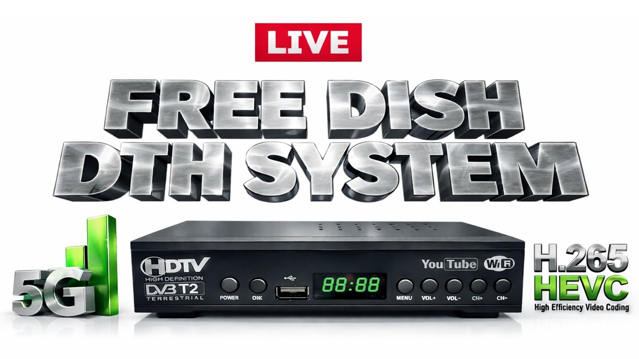 Free Dish DTH System लाइव है! - YouTube