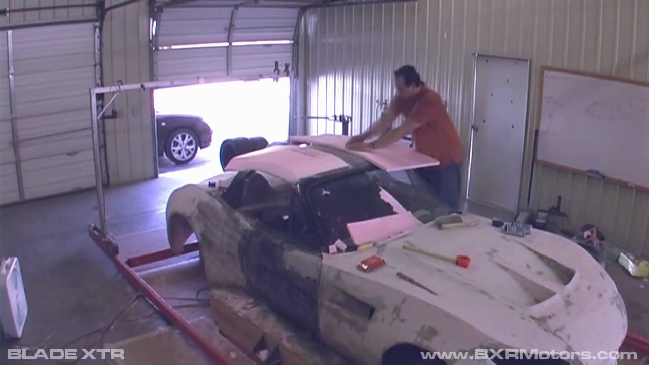 Bailey Blade XTR Car Design | Shaping hard top design with foam and ...