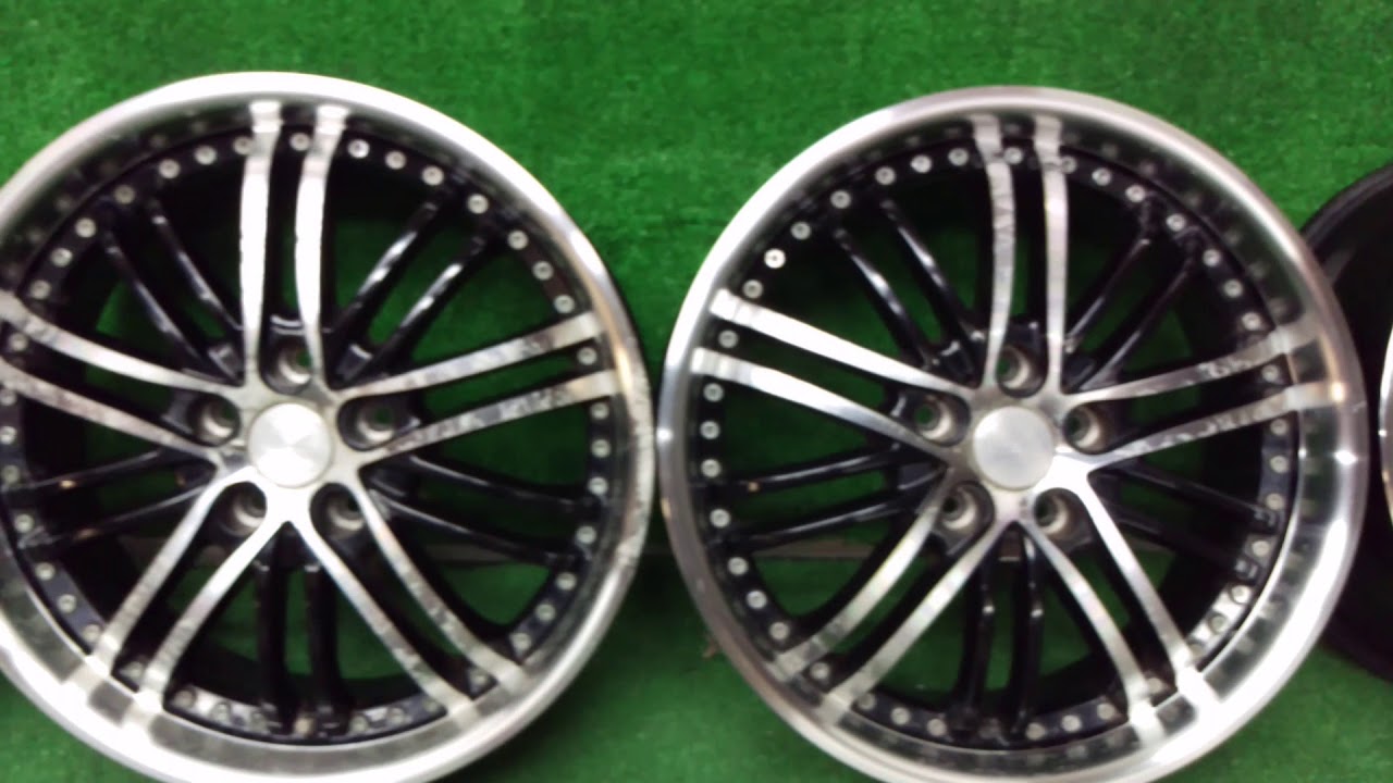 #3411 EURO DESIGN ZEUS LINE 18x7.5j +43 5x114.3 CB:73 x4 - YouTube