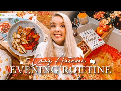COSY AUTUMN EVENING ROUTINE 2022 | AUTUMN NIGHT ROUTINE | Relaxing and Aesthetic Evening Routine