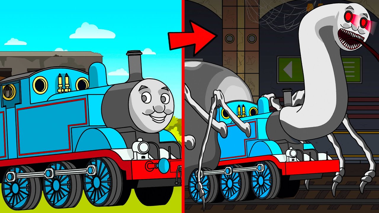 ALL SERIES EVOLUTION OF CURSED THOMAS THE TRAIN.EXE! Cartoon Animation ...