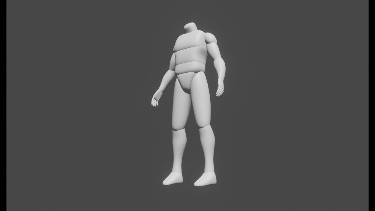 Character tutorial. Part 1 - the body - YouTube