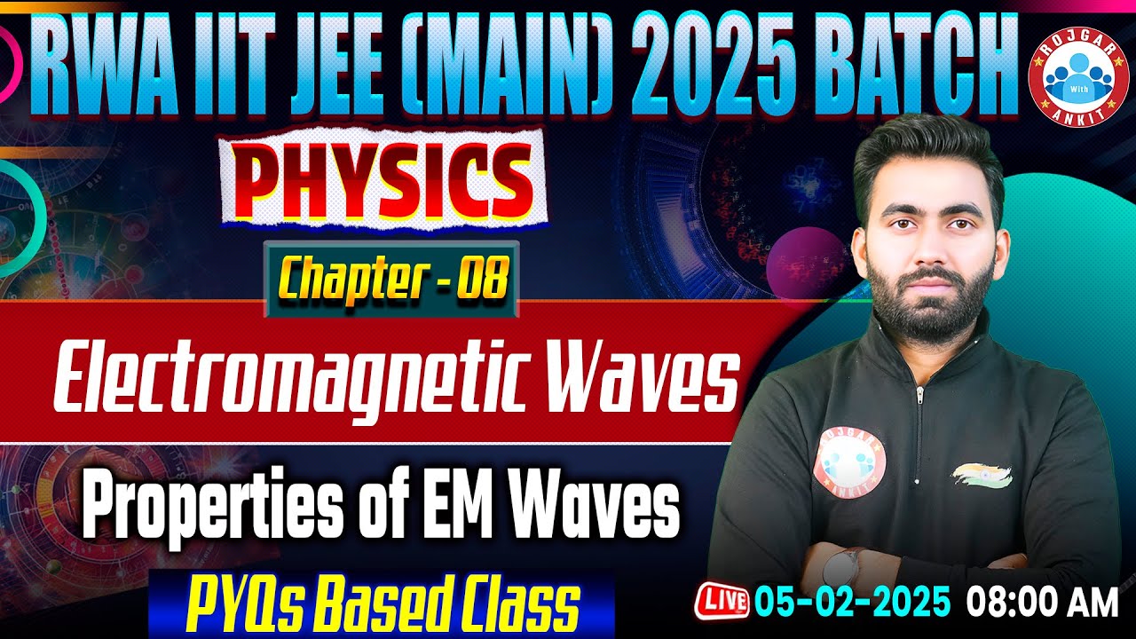 JEE Mains Physics Chapter 8 Electromagnetic Waves | Physics PYQs For ...