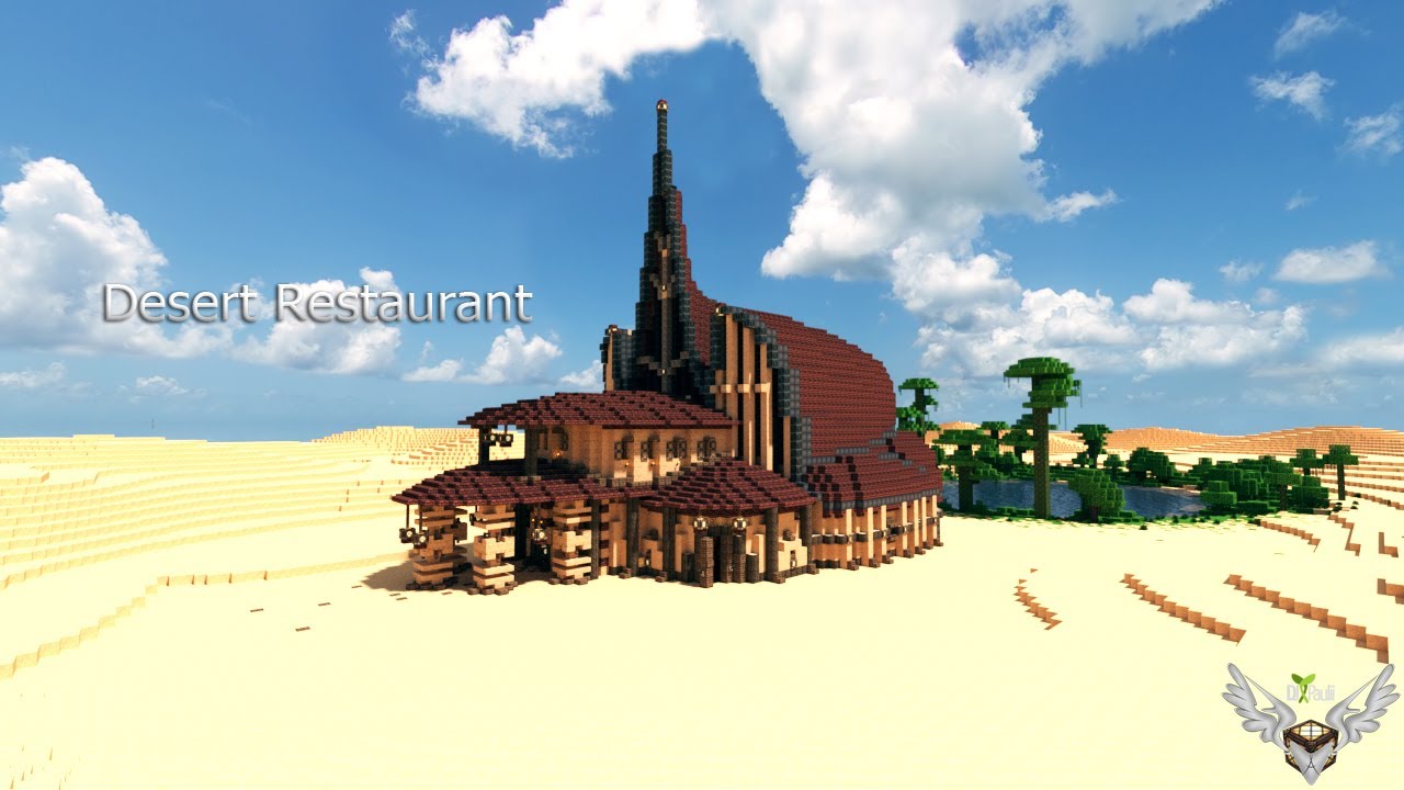 Minecraft - Desert Restaurant || Cinematic - YouTube