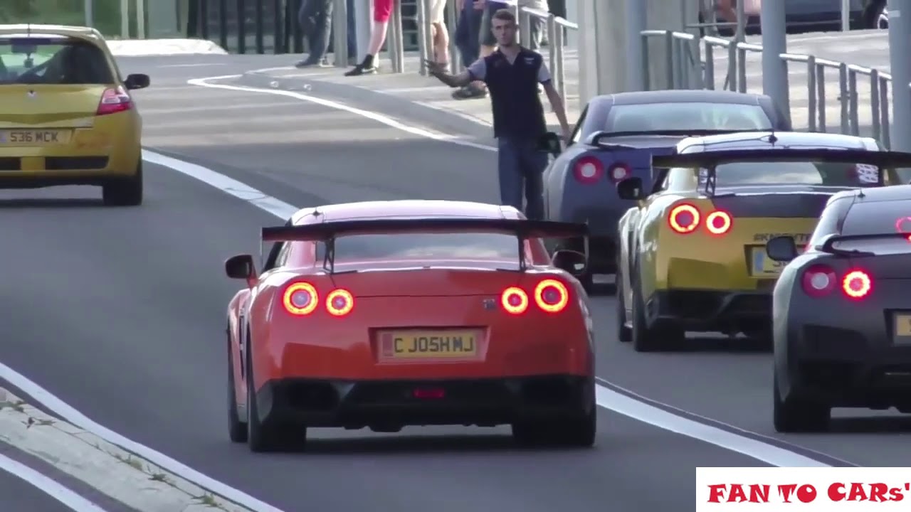 BEST of NISSAN R35 GT R COMPILATION 2018 nur ニュル - YouTube