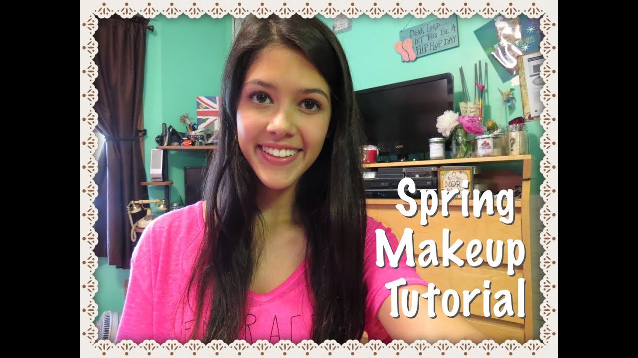 Spring Makeup Tutorial!! :) - YouTube