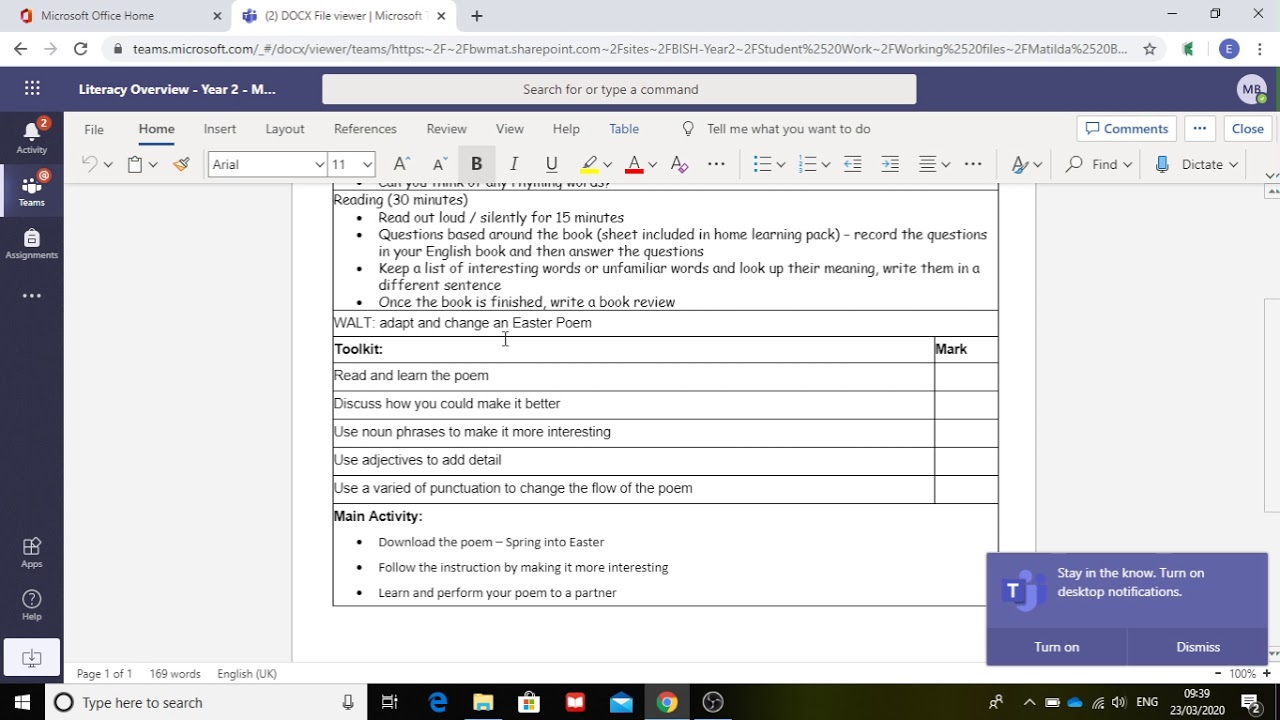 Using Microsoft Teams for Home Learning - YouTube