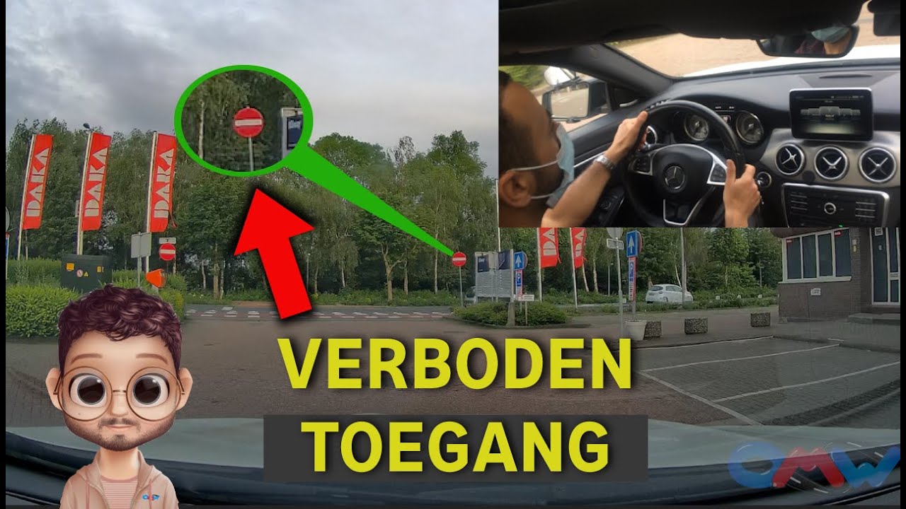 Tricky CBR examenroute in Rotterdam 15 - YouTube