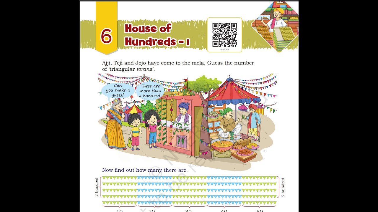 Class-3 Mathematics NCERT Lesson 6 House of Hundreds-l (Hindi + English ...