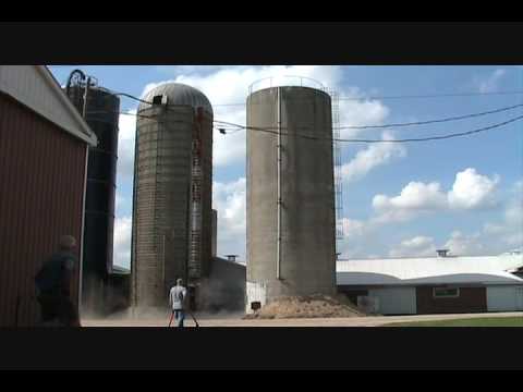blowing up silo - YouTube