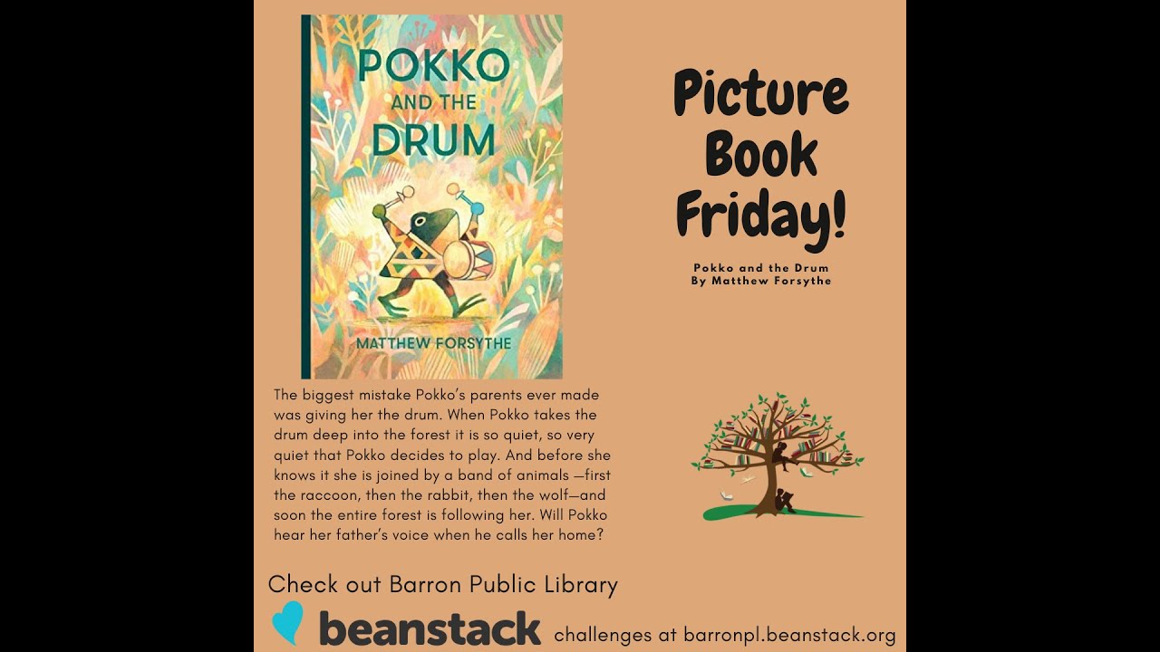 Picture Book Friday with Miss Patricia - Pokko and the Drum - YouTube
