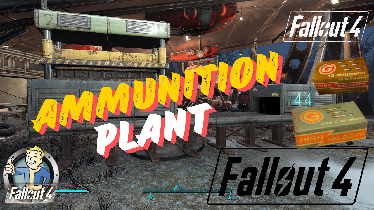 Make Easy Ammo Plant Early In The Game Fallout 4 / ammunition plant ...