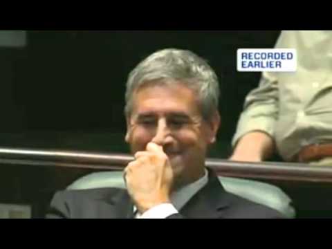 Loop: Jeff Ashton smiling at Jose Baez "This laughing guy" in Casey ...