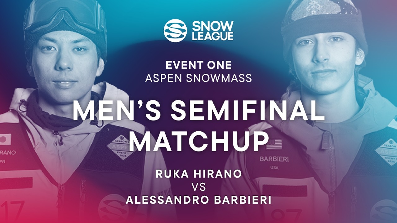 Alessandro Barbieri vs. Ruka Hirano | Semifinal Matchup - The Snow League | Event One - YouTube