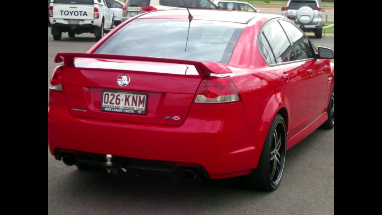 2007 Holden Commodore VE SV6 Red 6 Speed Manual Sedan - YouTube