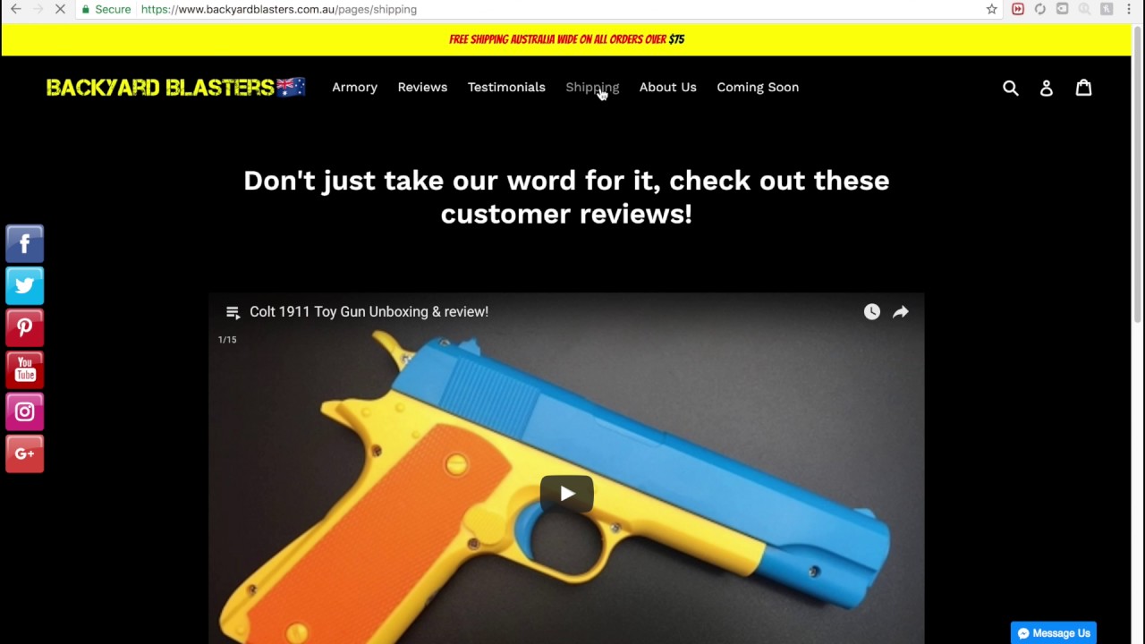 Welcome to Backyard Blasters Australian Store | Backyard Blasters - YouTube