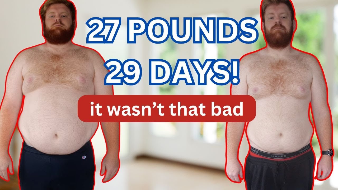 27 Pounds In 29 Days - YouTube