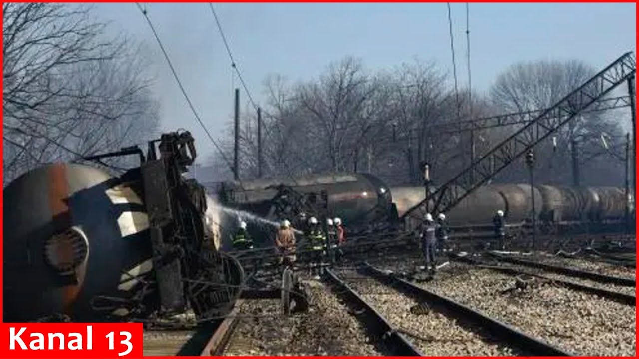 Train carrying fuel is blown up in Russia, fuel-filled tankers are ...