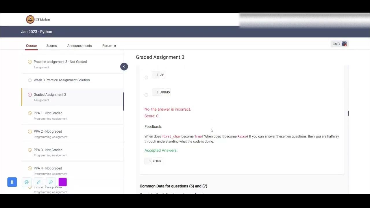 Week 3 - Graded Assignment Solution | Programming in Python - YouTube
