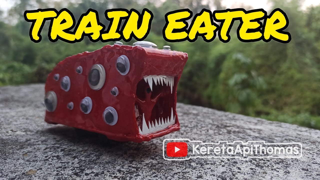 Bermain dengan Kereta Api Monster TRAIN EATER - YouTube