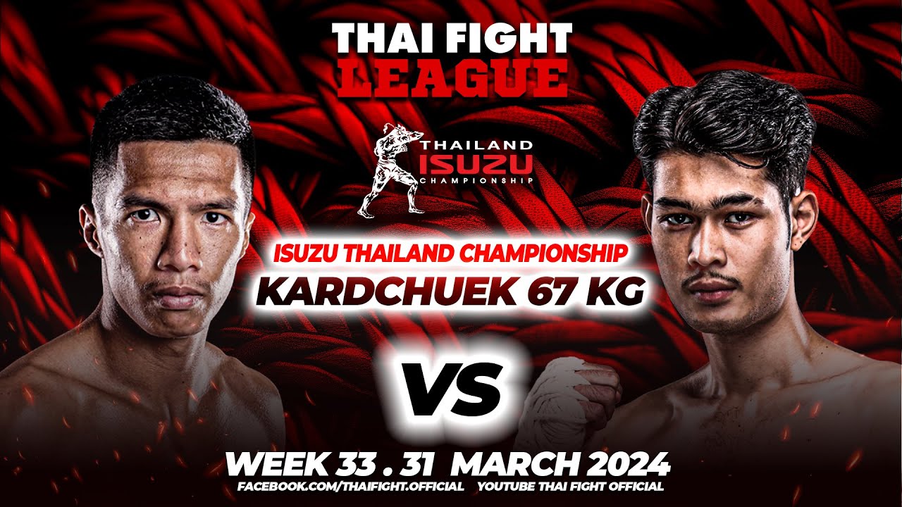 Raknarong VS Busan | KARD CHUEK 67 KG | THAI FIGHT LEAGUE #33 - YouTube