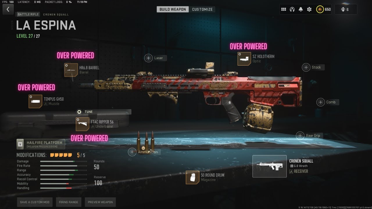 the *OVER POWERED* Cronen Squall in Modern Warfare 2 (Best Cronen ...