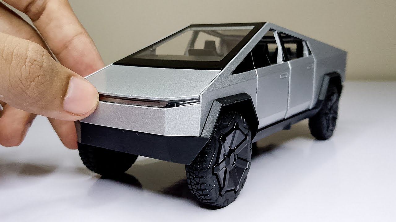 UNBOXING OF TESLA MINI CYBERTRUCK ! - YouTube