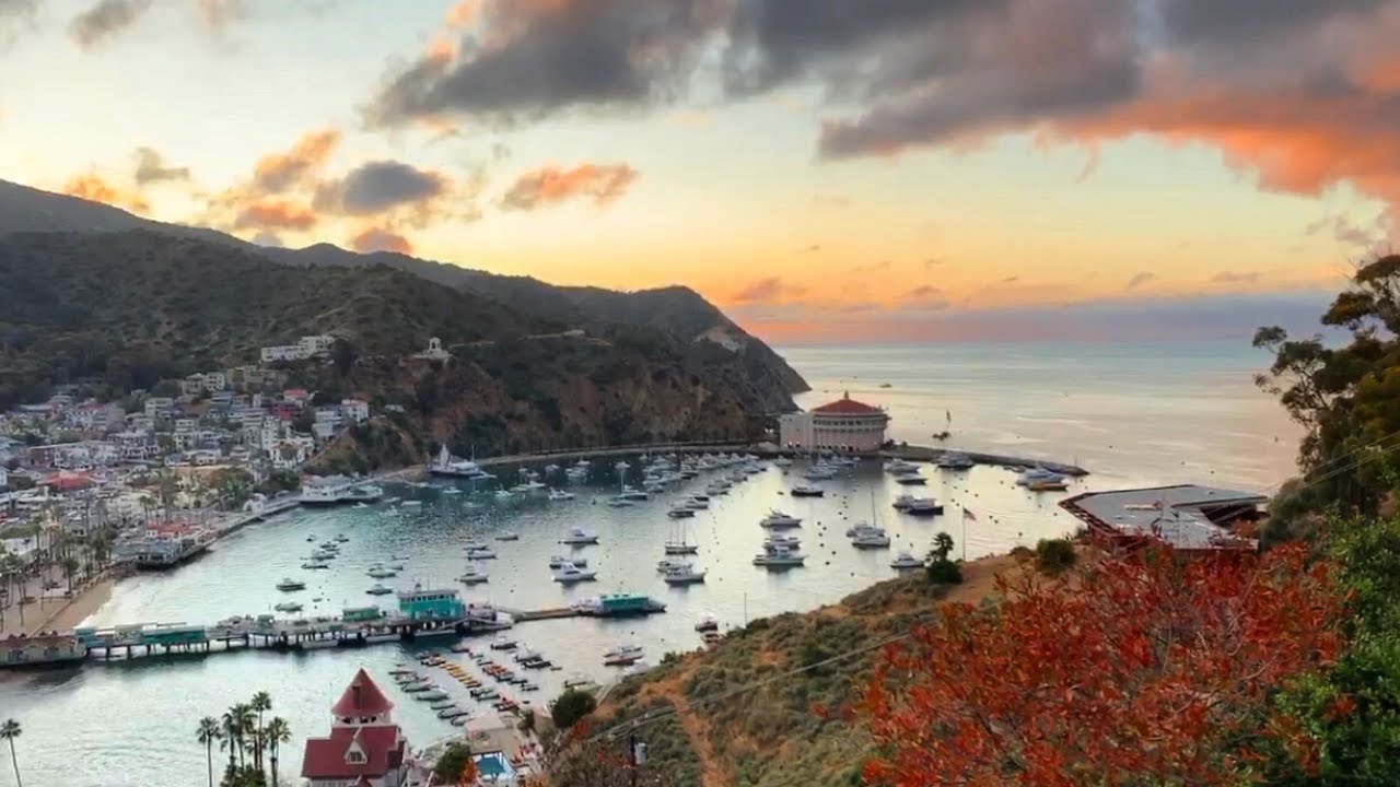 A Beautiful Sunset At Catalina Island - YouTube