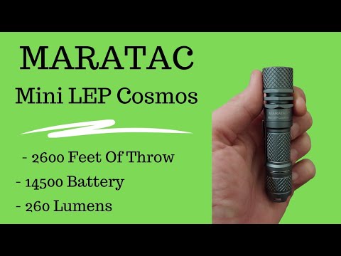 CountyComm - Maratac Mini LEP Cosmos - Smallest LEP Flashlight! You've ...
