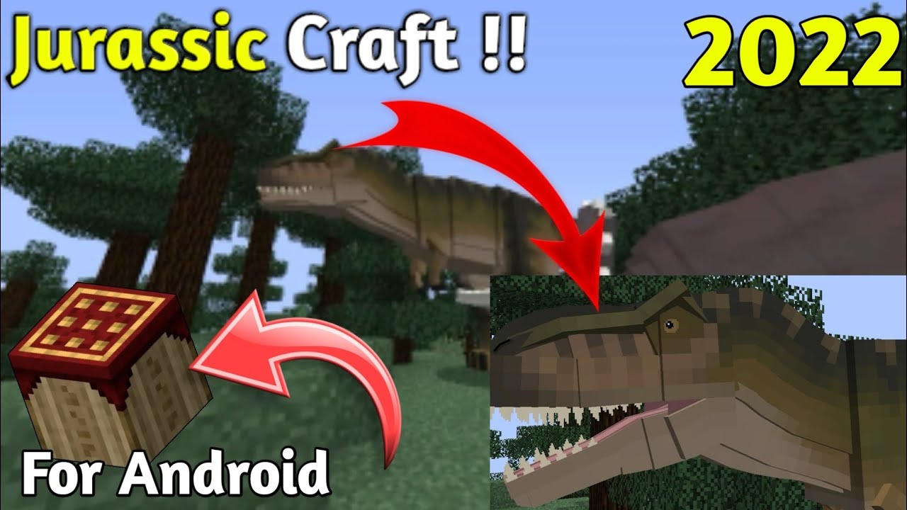 Jurassic Craft For Pojav Launcher | Minecraft Java Android | YTE GAMING ...