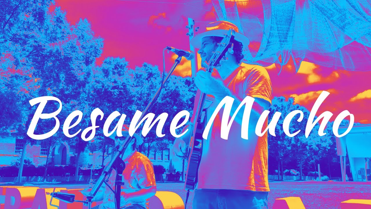 Besame Mucho Live in the Park | Banjo Earth Duo - YouTube