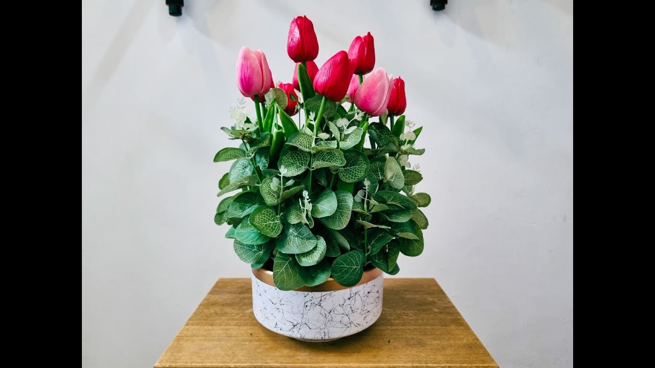 Tutorial Gubahan Bunga Mudah || How To Make Simple Flower Arrangement ...